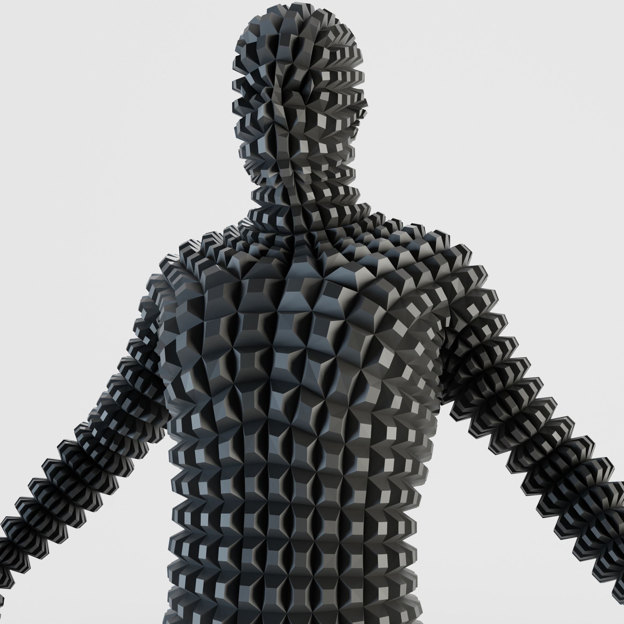 Human Abstract Shape 3D model | CGTrader
