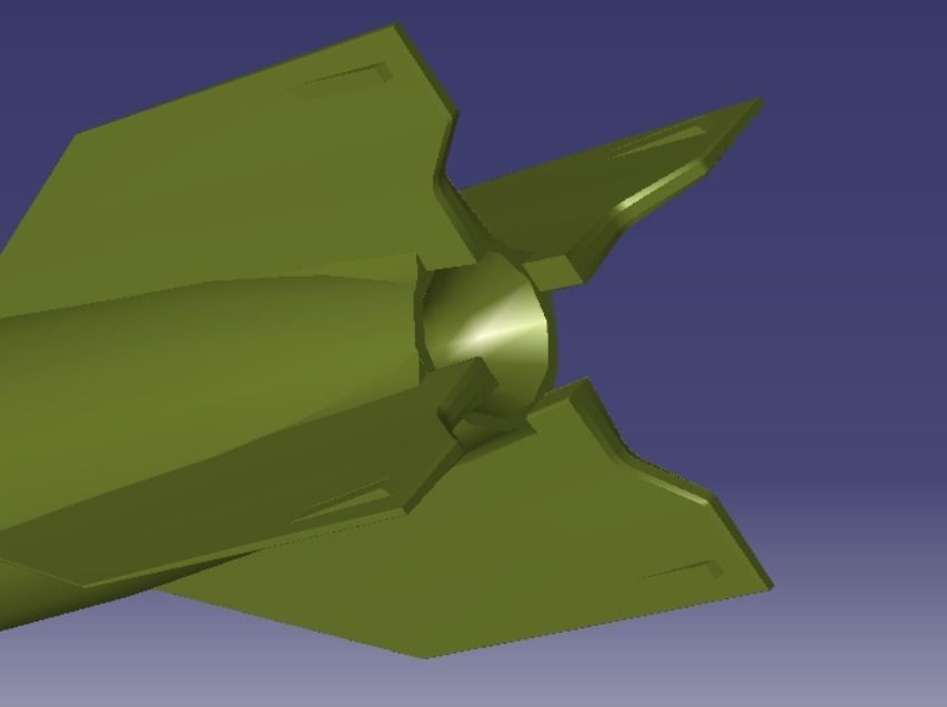 Missile V2 3D model 3D printable | CGTrader