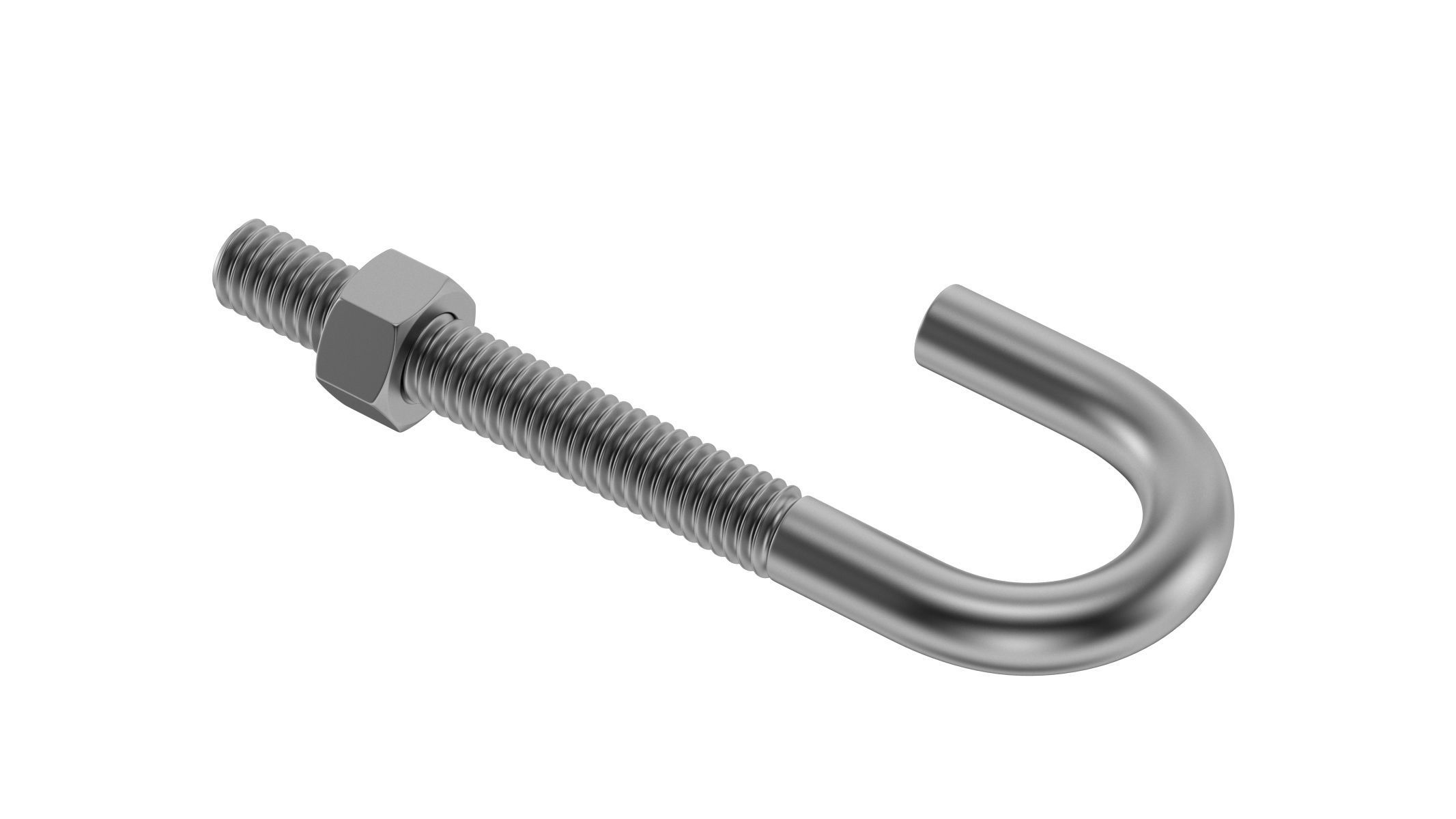 J Bolt stainless steel screw 3D model | CGTrader