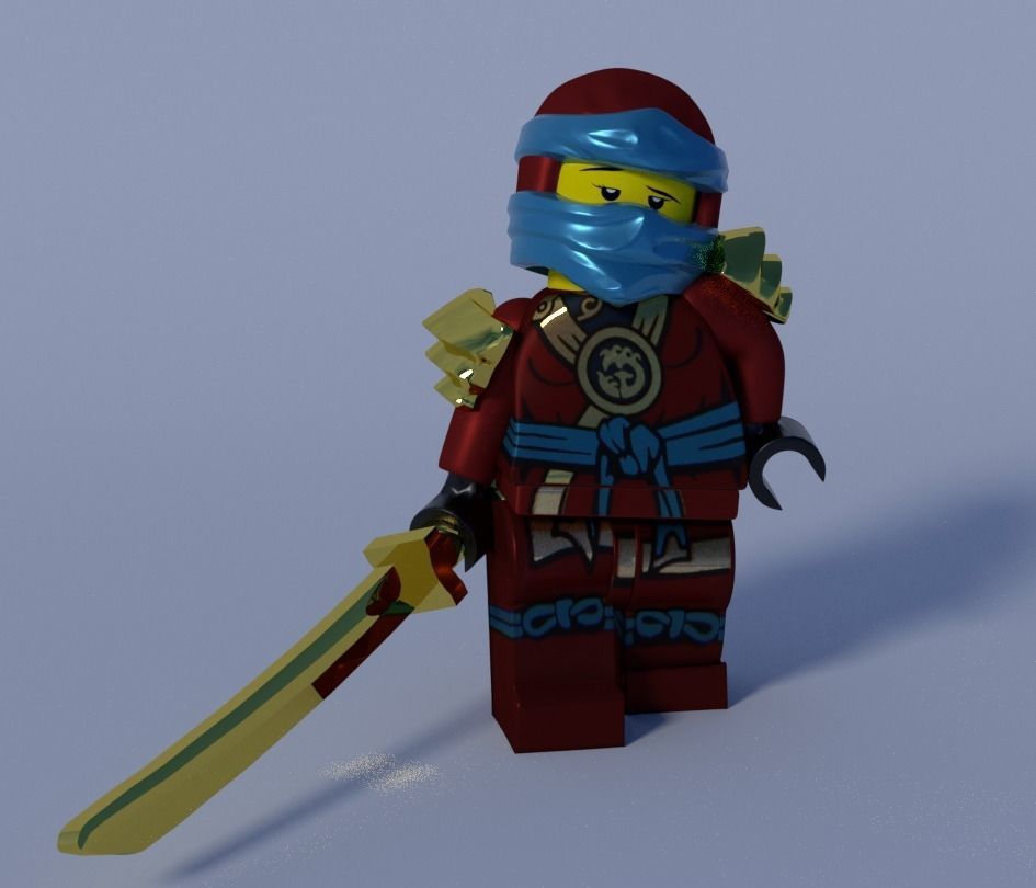 Nia Ninjago Model 3D model rigged | CGTrader