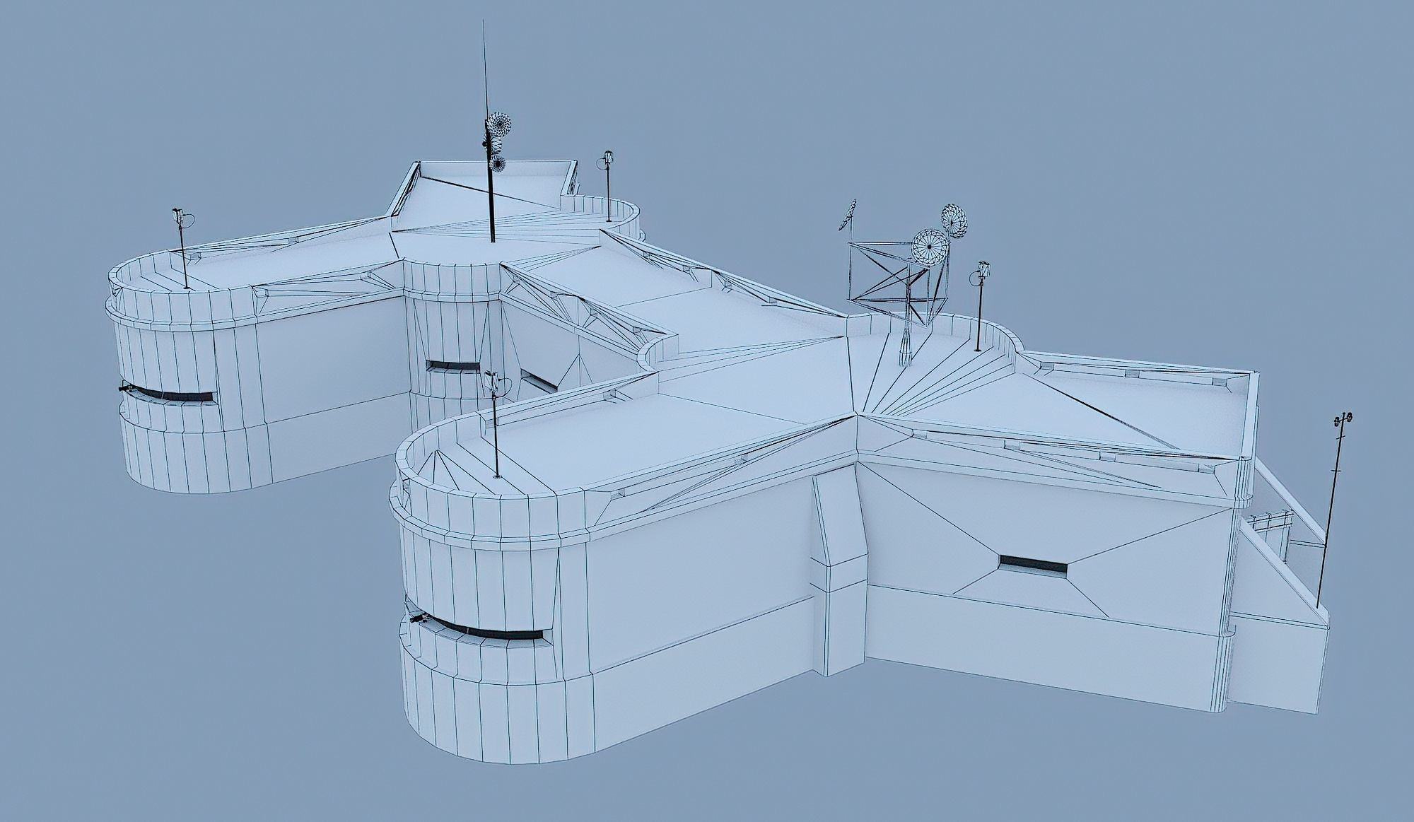 bunker concrete fort 3D model | CGTrader