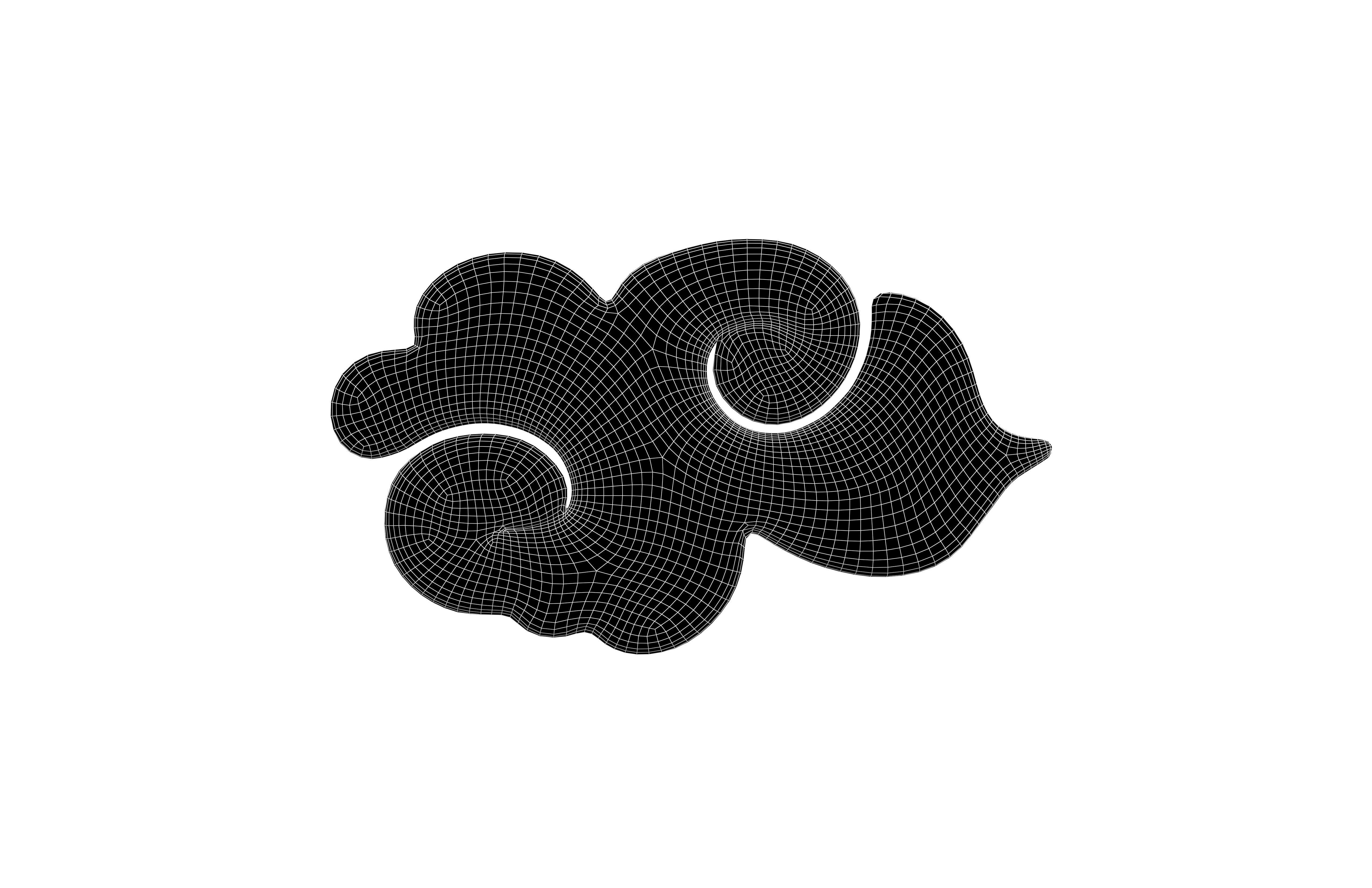 3D model Chinese Cloud v1 001 VR / AR / low-poly | CGTrader