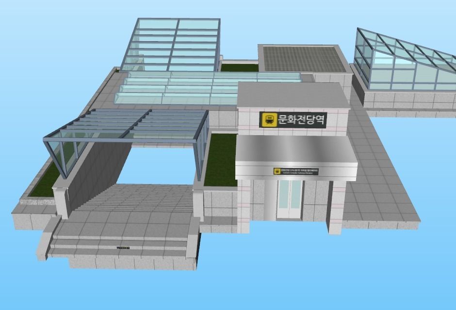 Subway station free 3D model | CGTrader