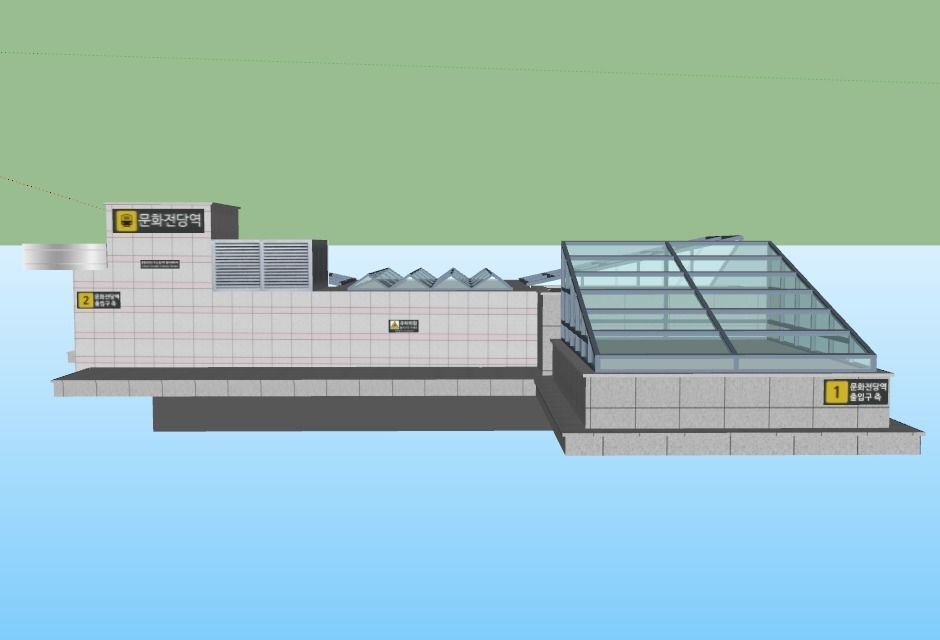 Subway station free 3D model | CGTrader