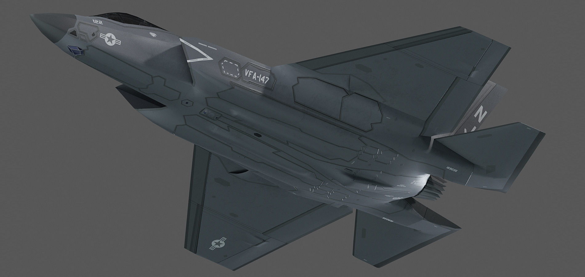 3D model F35A F35B C35C VR / AR / low-poly | CGTrader
