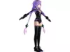 3D model Hyperdimension Neptunia Mk2 - PurpleHeart VR / AR / low-poly ...