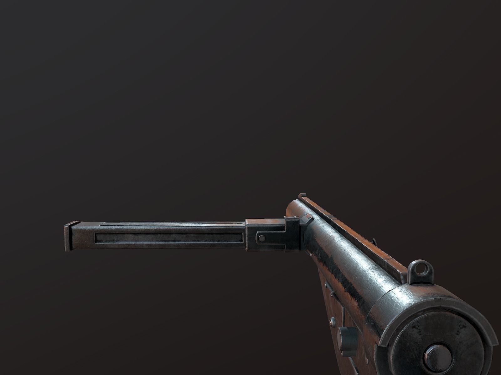 3D model STEN Mk2 ww2 british smg pbr VR / AR / low-poly | CGTrader