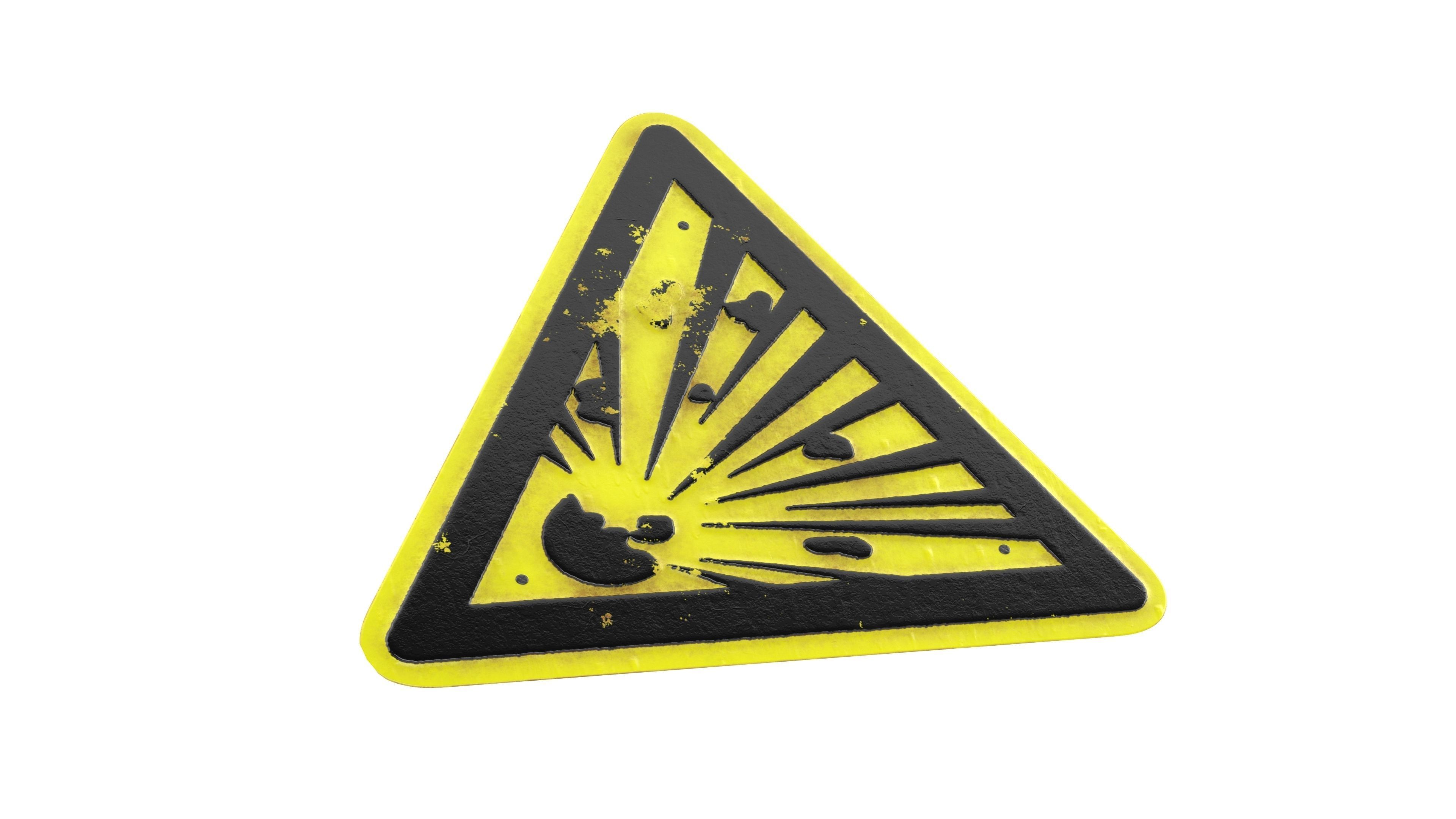 3D model Sign Danger Package VR / AR / low-poly | CGTrader