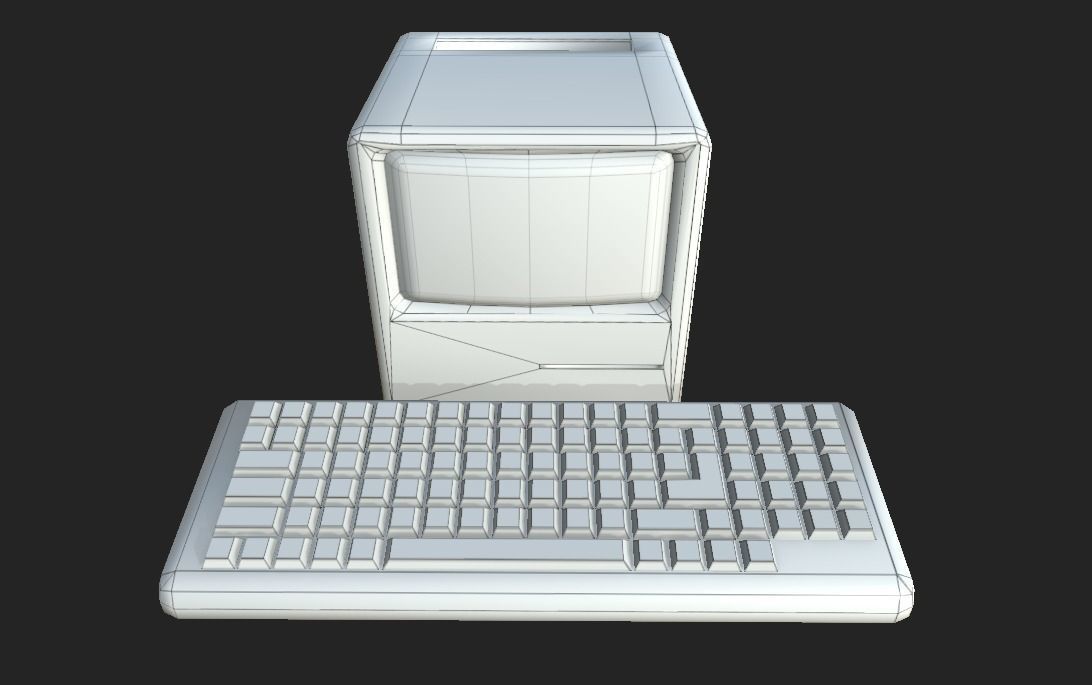 3D model Retro Soviet Computer VR / AR / low-poly | CGTrader