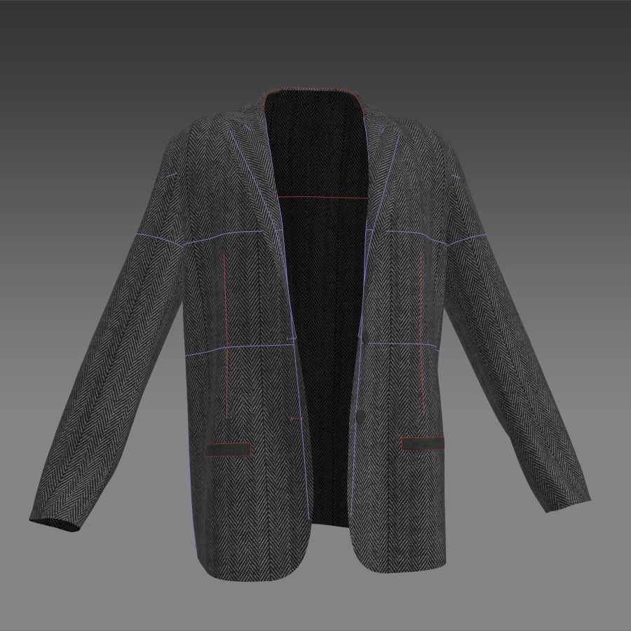 Suit-Men man in suit 3D model animated | CGTrader