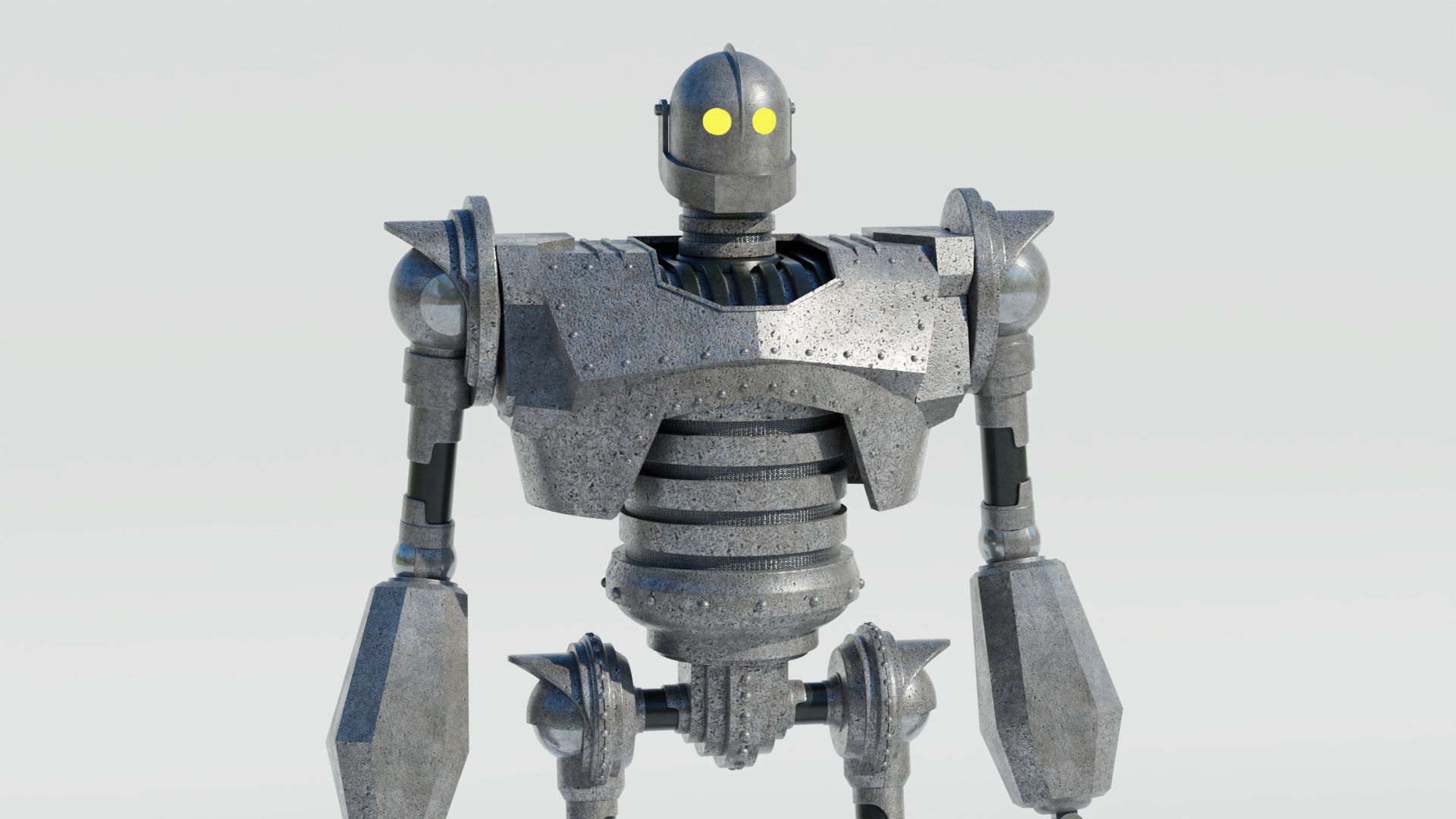 Iron Giant 3D model rigged | CGTrader