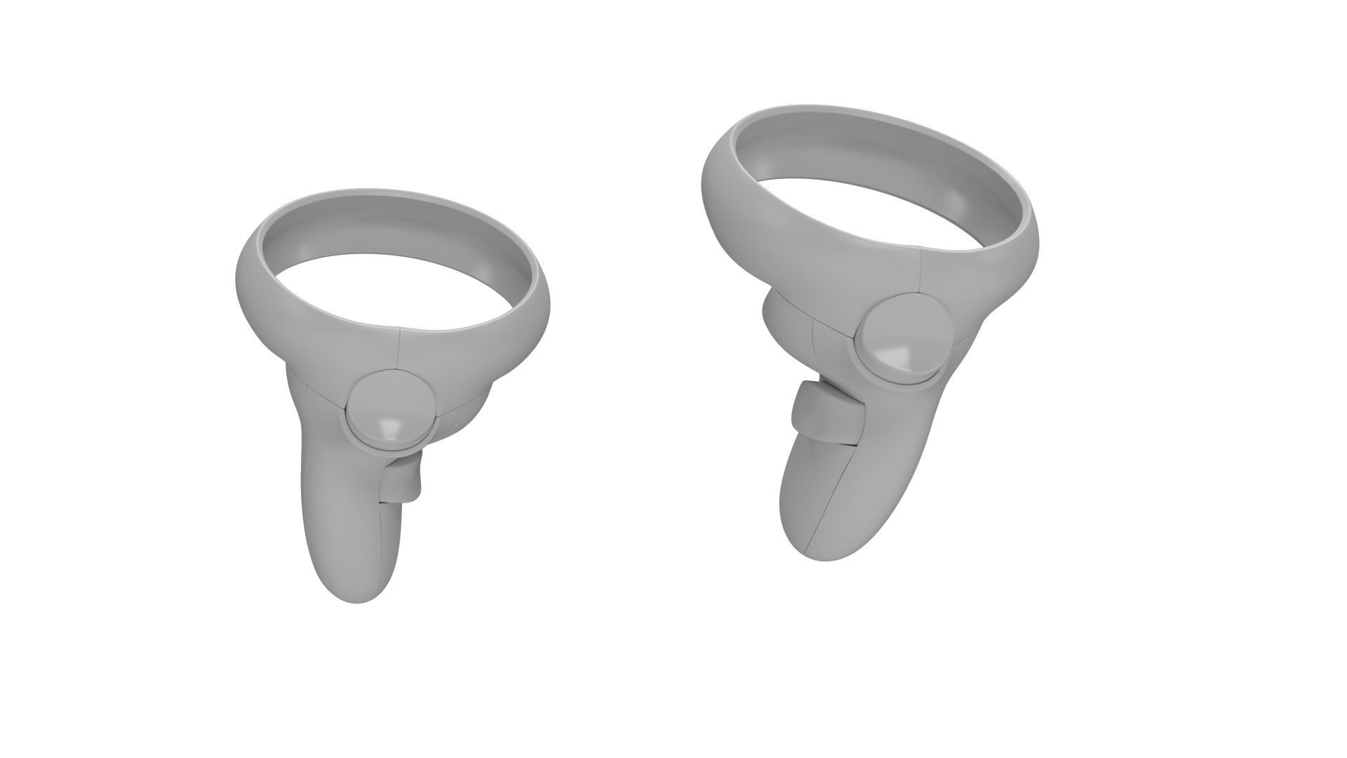 Oculus Quest 2 Controllers 3D model | CGTrader