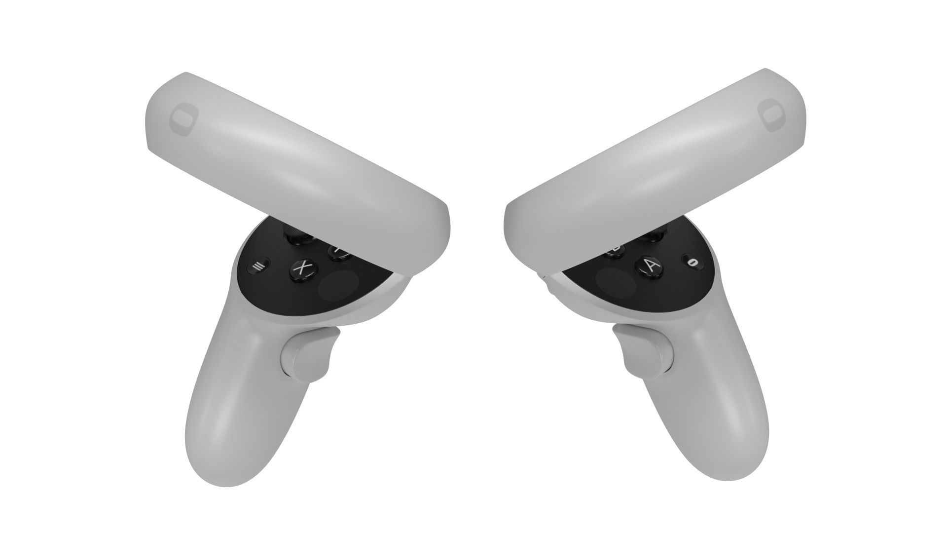 Oculus Quest 2 Controllers 3D model | CGTrader