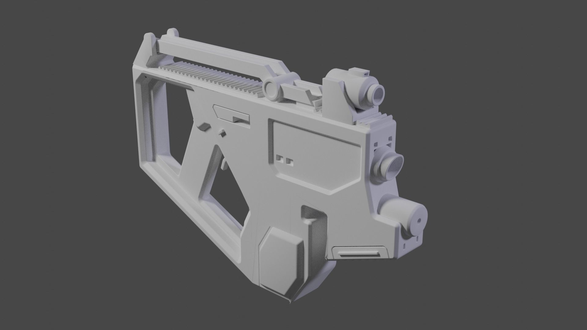 Sci-Fi Gun free 3D model | CGTrader