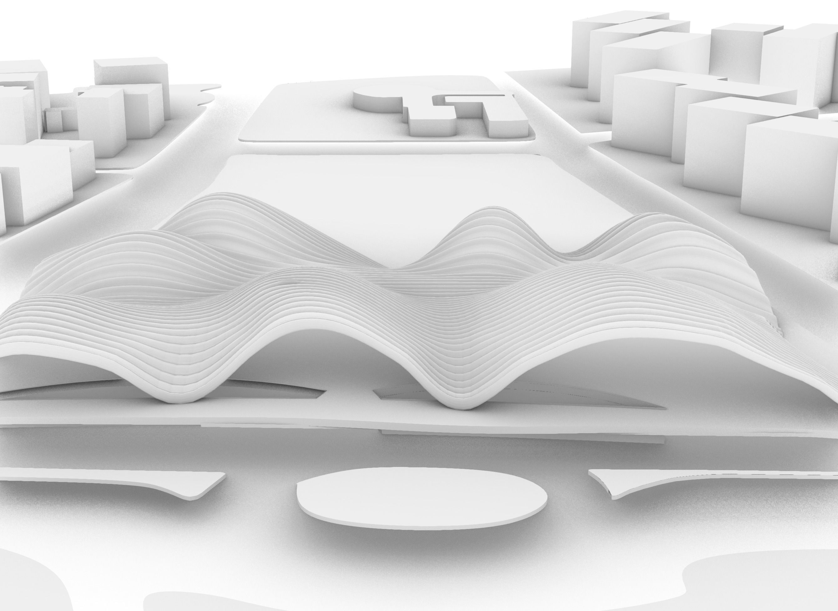 3D model Organic Shell Roof Modeling VR / AR / low-poly | CGTrader