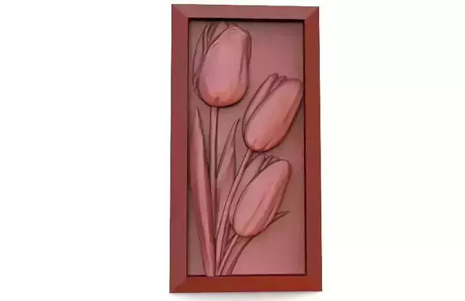 Flowers 4 CNC 3D model 3D printable | CGTrader