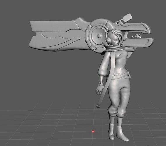 True Damage Senna 3D Model 3D model 3D printable | CGTrader