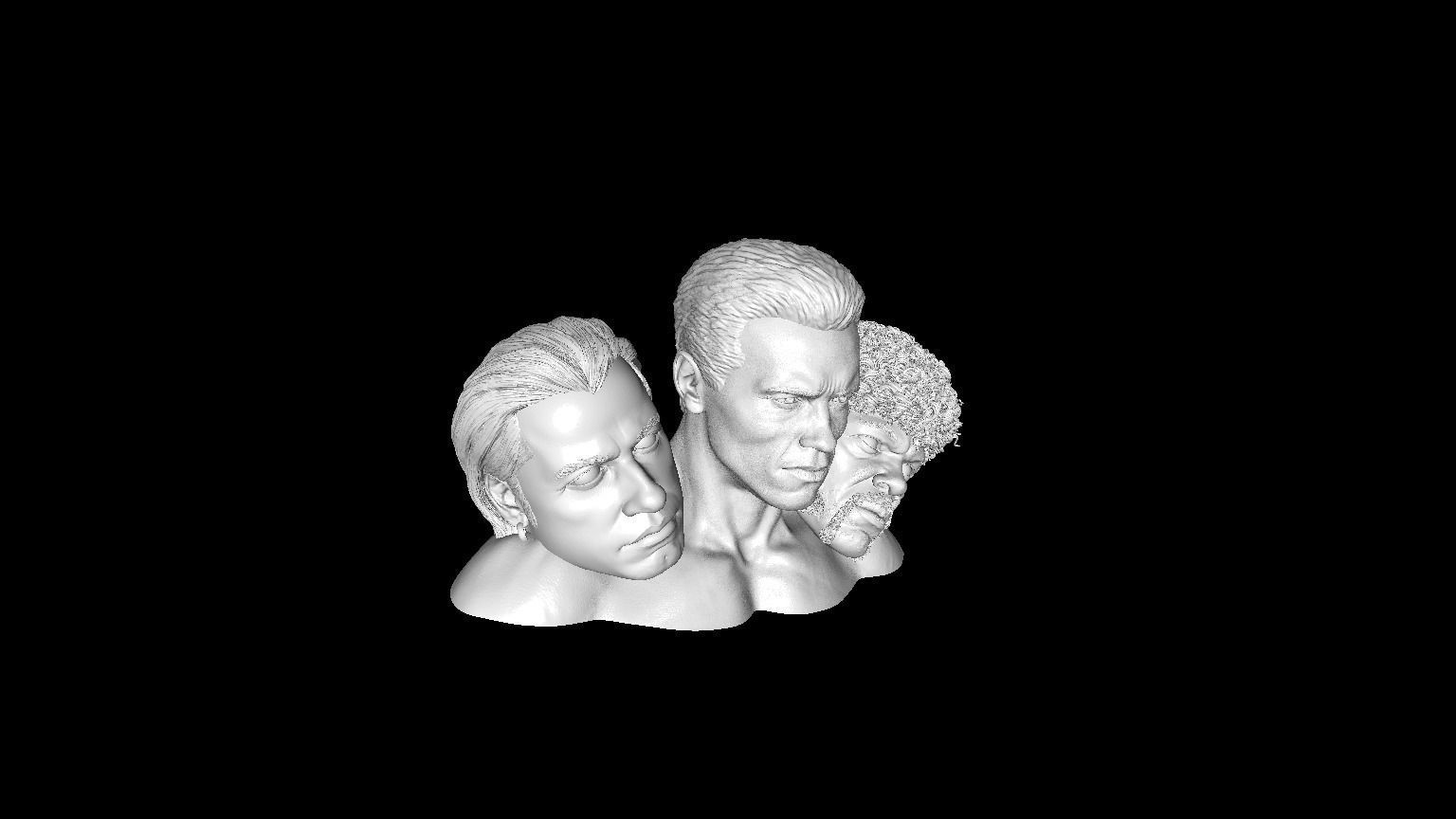 pulp trinity 3D model 3D printable | CGTrader