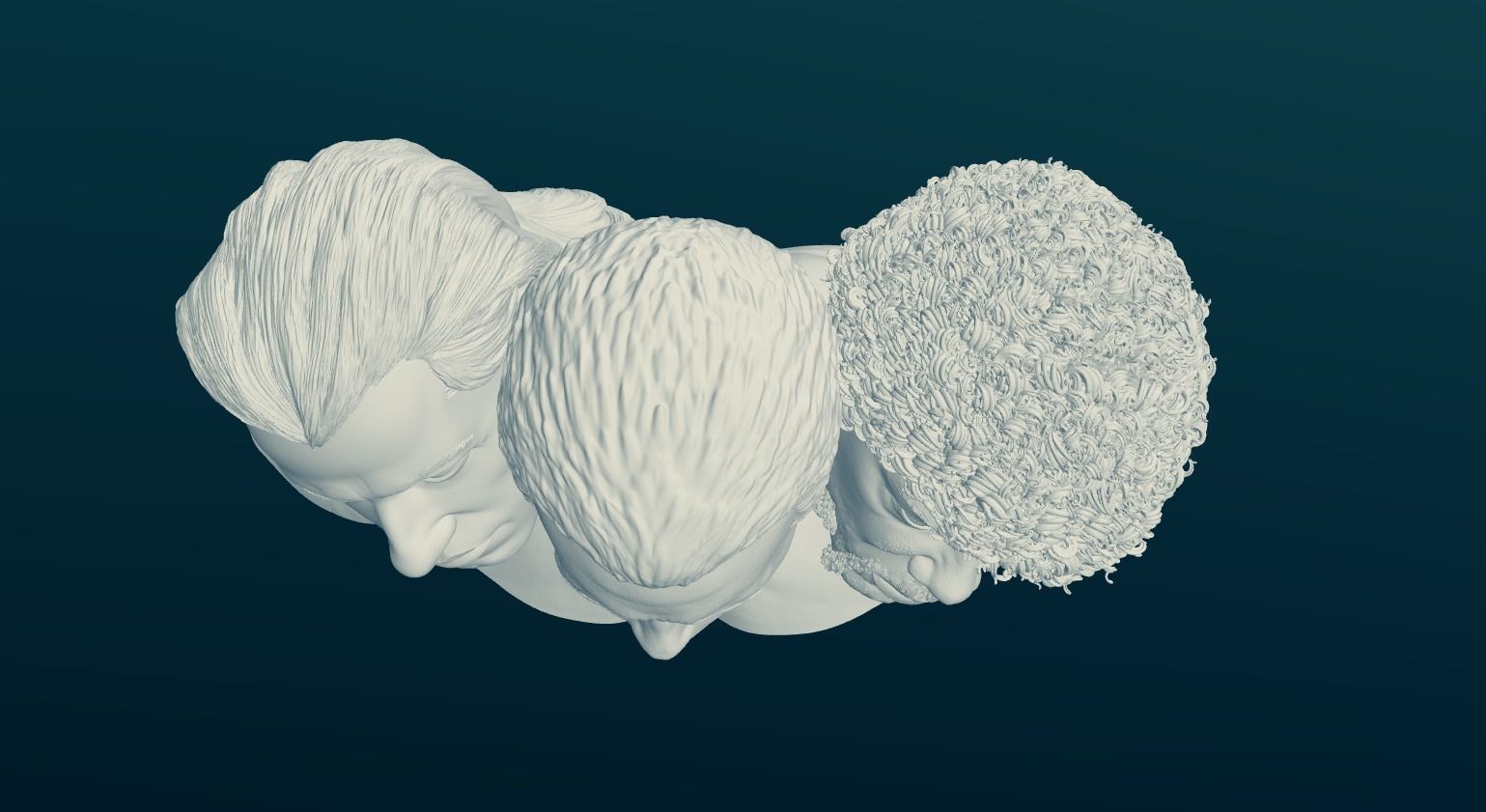 pulp trinity 3D model 3D printable | CGTrader