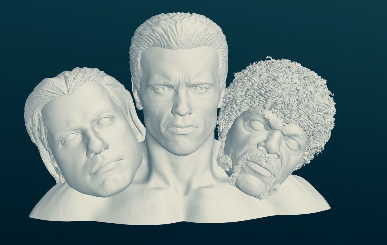 pulp trinity 3D model 3D printable | CGTrader