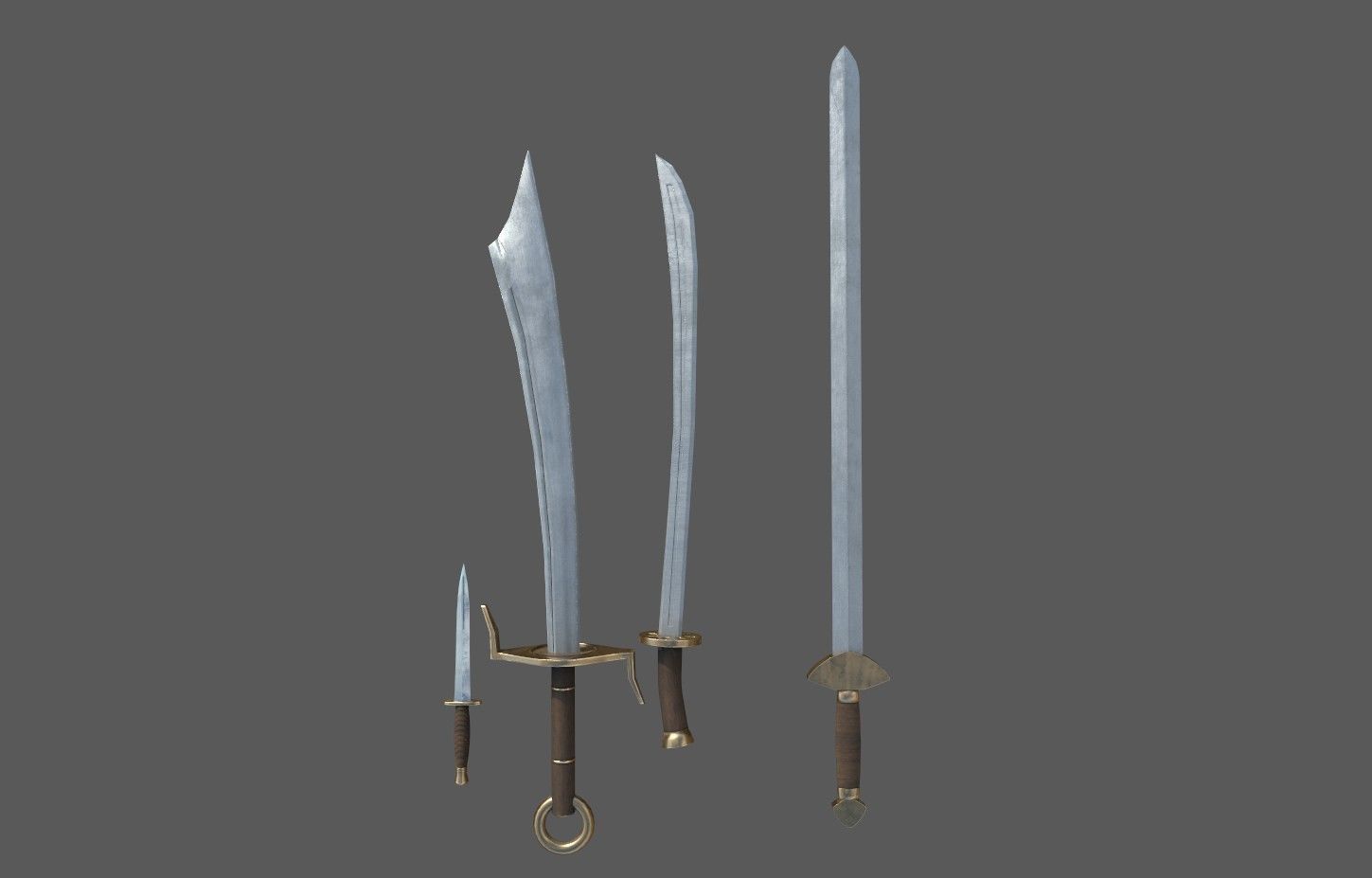 3D model Historical Chinese Weaponry VR / AR / low-poly | CGTrader