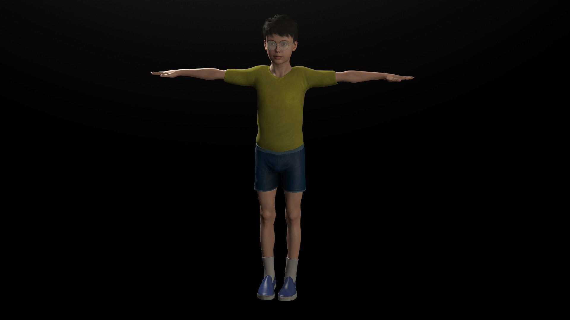 School Boy 3D model | CGTrader