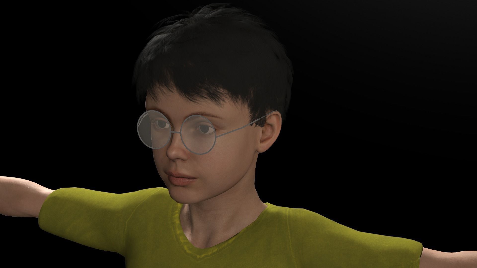 School Boy 3D model | CGTrader