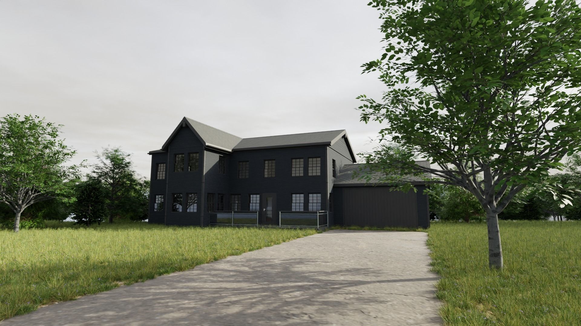 2-Story House 3D model | CGTrader