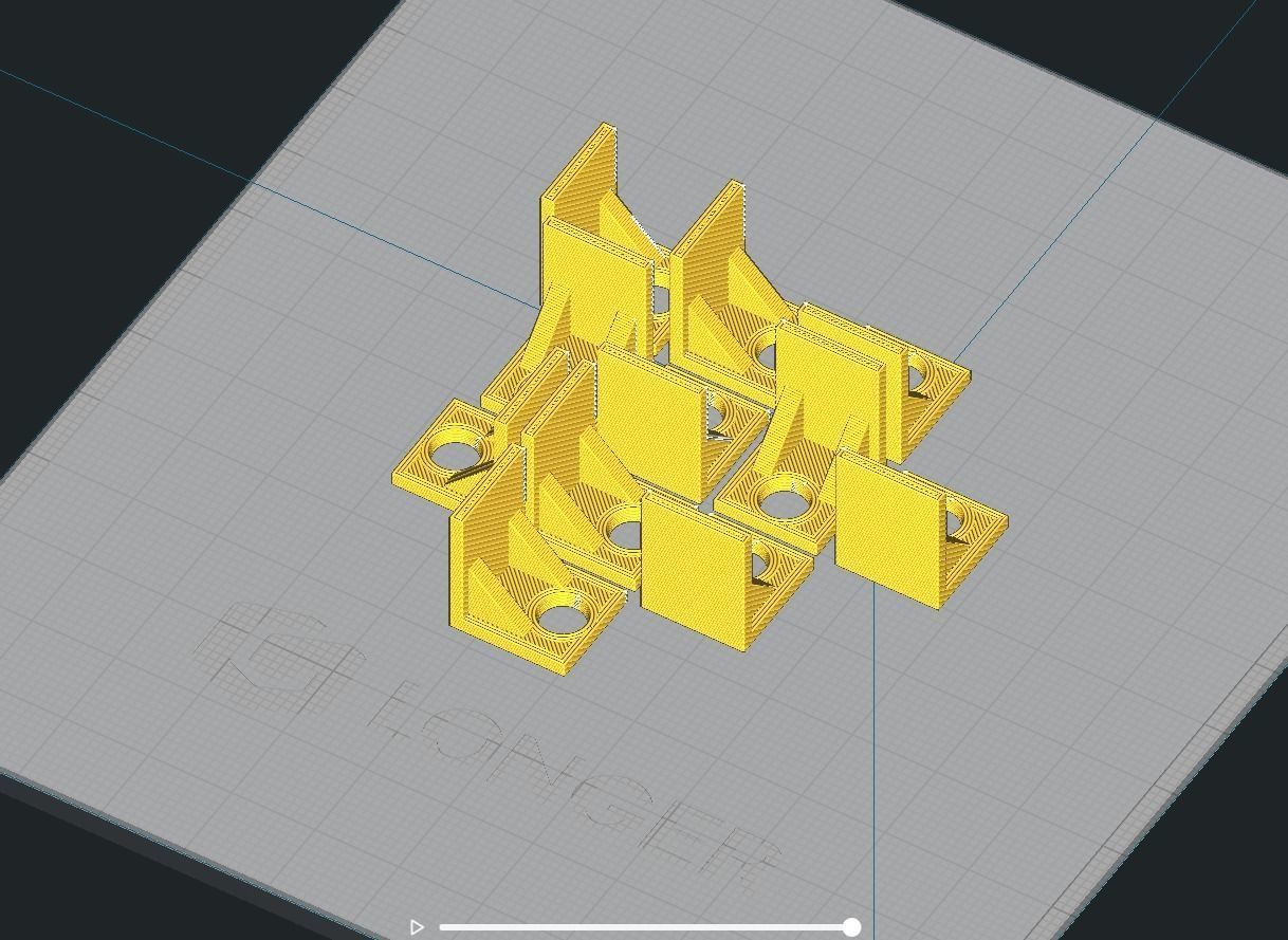 L-Shaped Shelf Angle Bracket or Brace 3D model 3D printable | CGTrader