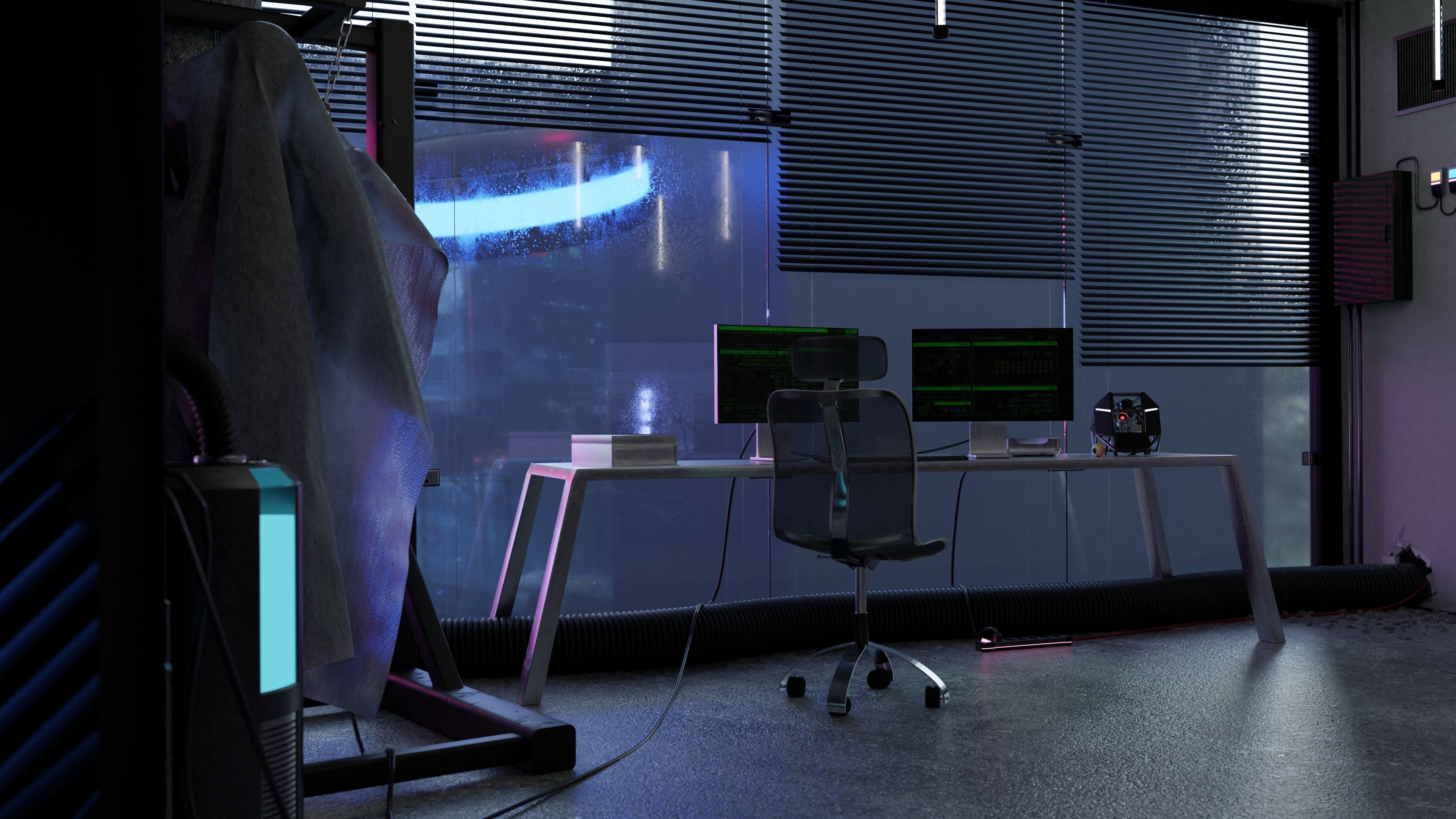 Cyberpunk Apartment Scene V2 - High Detail 3D model - NEW MODEL 3D ...