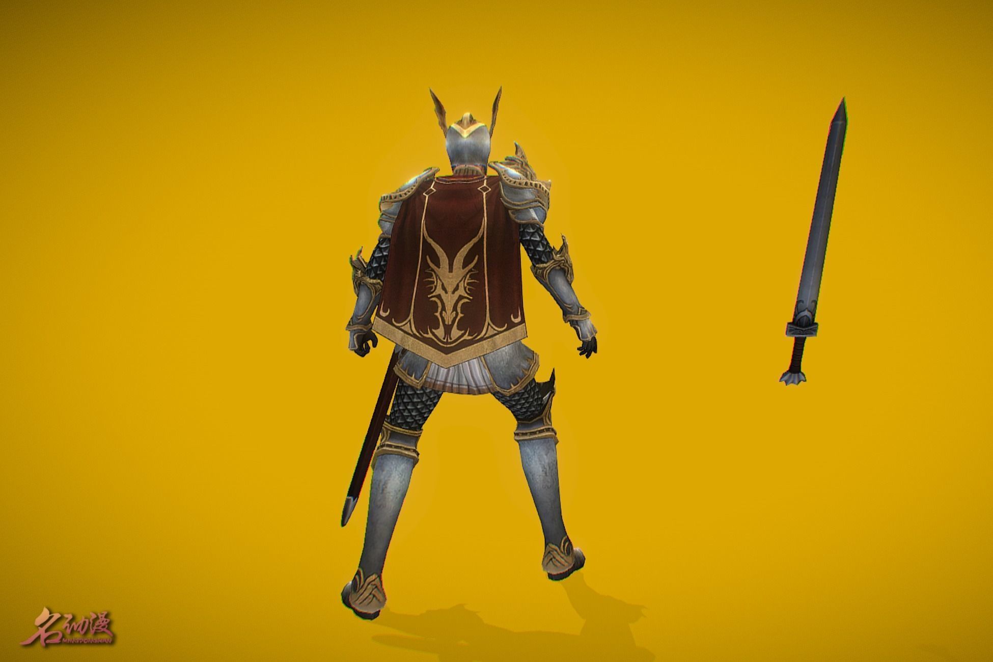 3D model RPG Female Knight VR / AR / low-poly | CGTrader