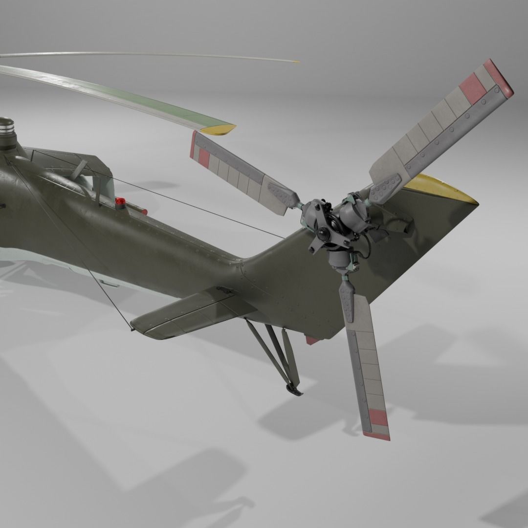 Mil Mi-24P Hind free 3D model | CGTrader