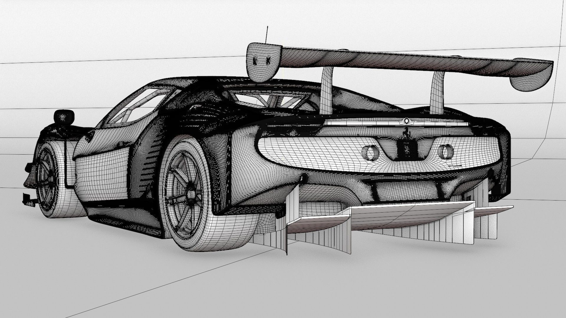 2023 Ferrari 296 GT3 Racecar High Quality 3D model | CGTrader