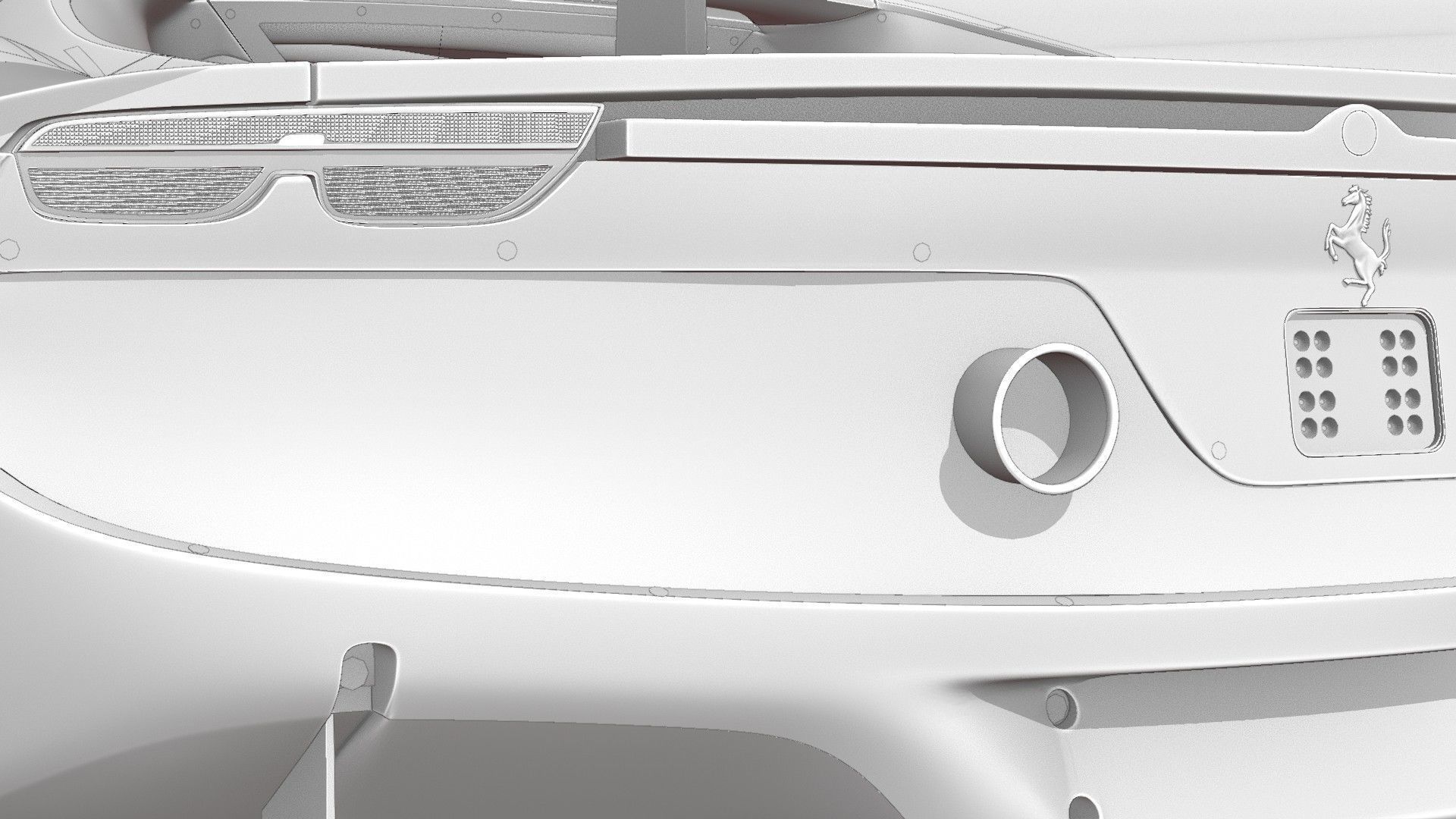 2023 Ferrari 296 GT3 Racecar High Quality 3D model | CGTrader