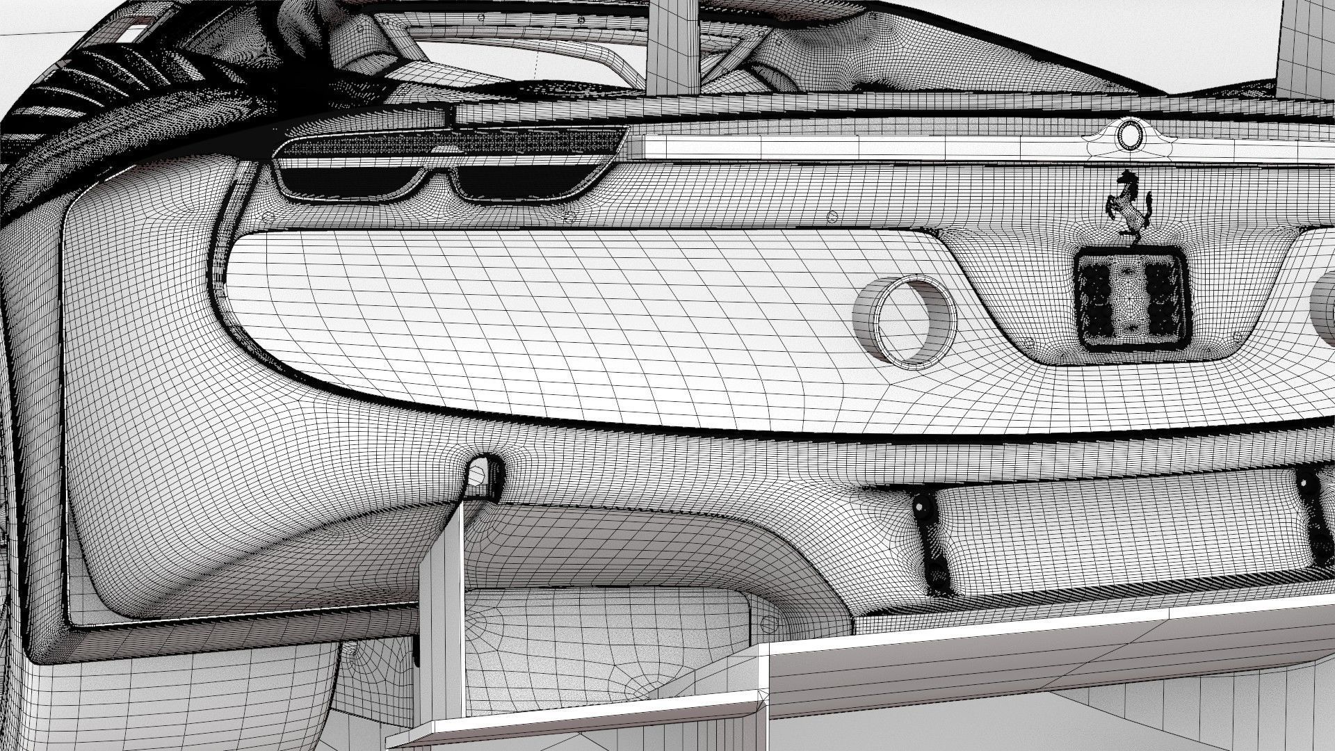 2023 Ferrari 296 GT3 Racecar High Quality 3D model | CGTrader