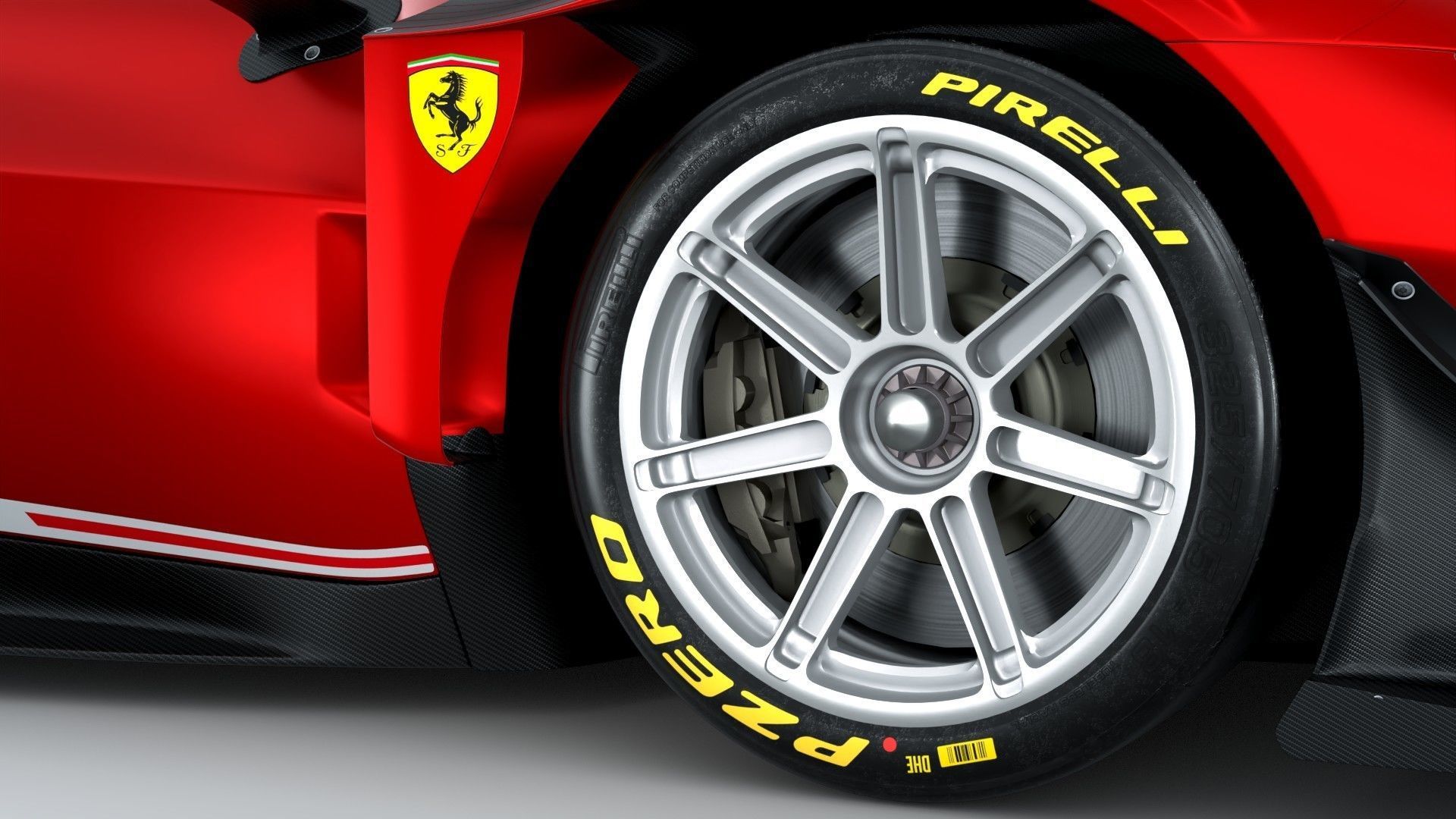 2023 Ferrari 296 GT3 Racecar High Quality 3D model | CGTrader