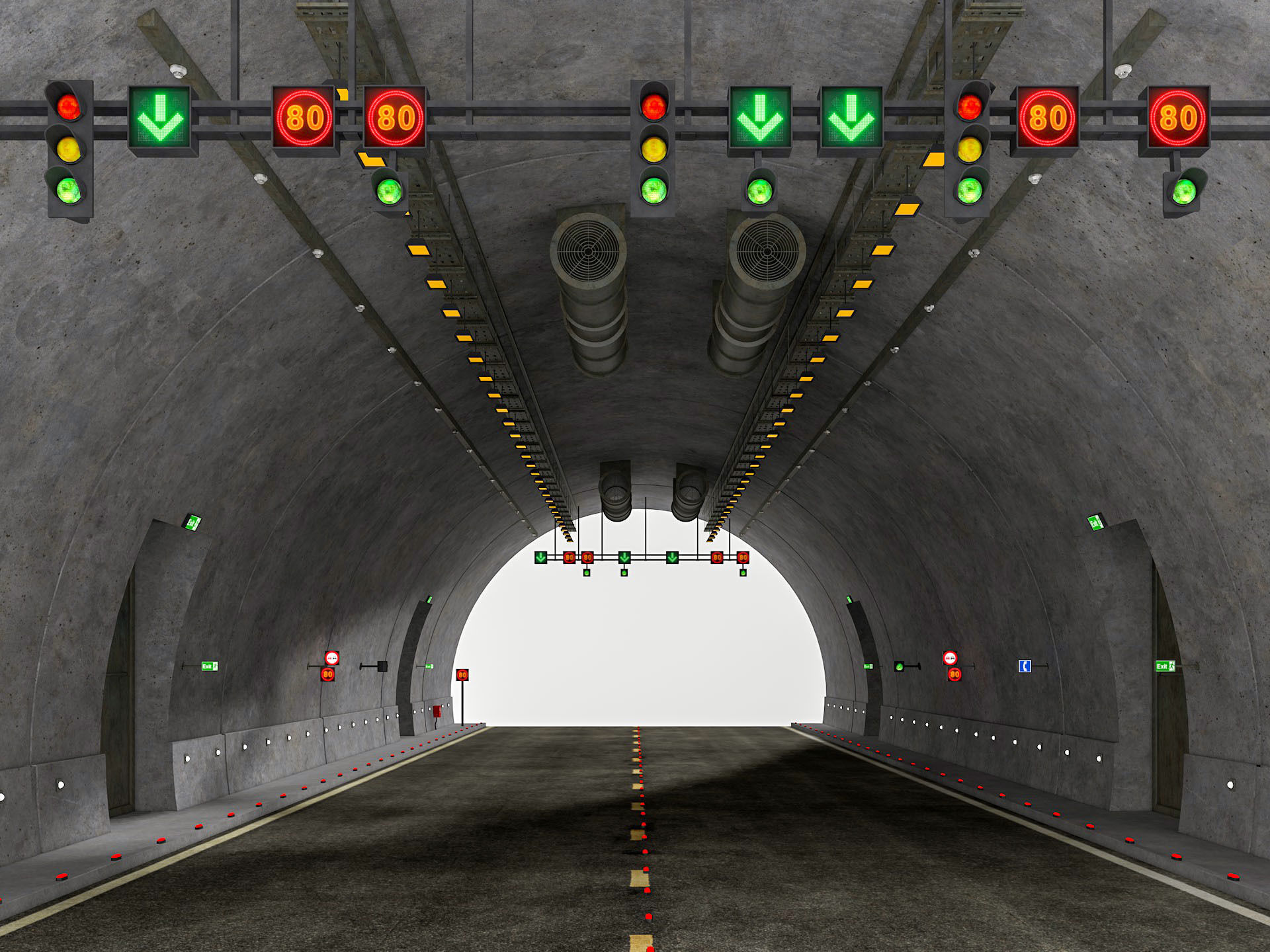 Road Tunnel 3D model | CGTrader
