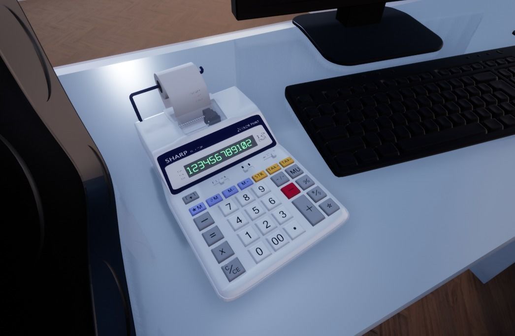 3D model Accounting Calculator VR / AR / low-poly | CGTrader