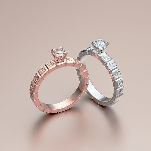 Ring chopard 3D model 3D printable | CGTrader