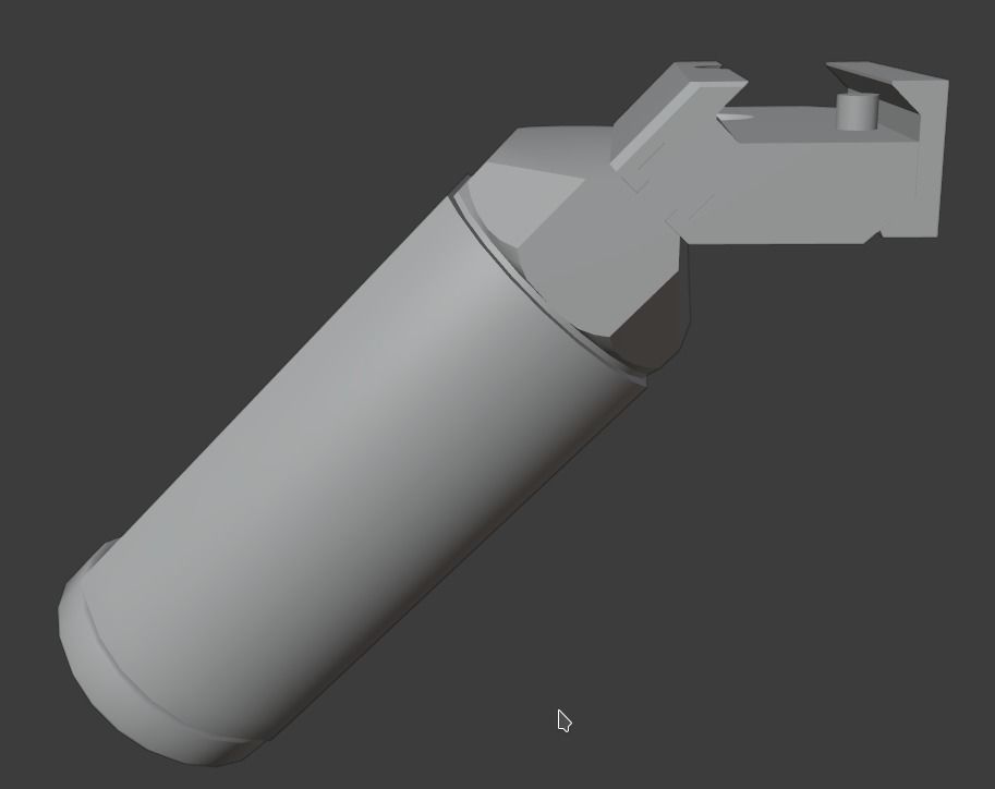 Zenit RK-1 tactical front grip 3D model | CGTrader