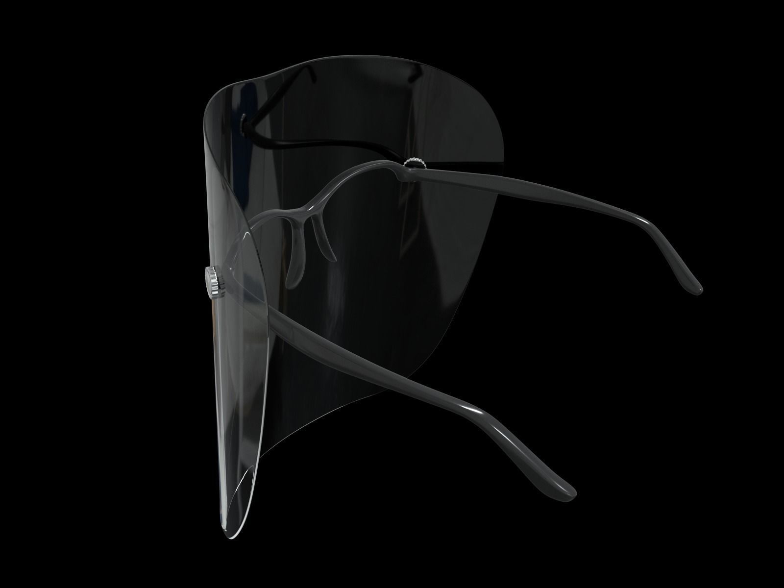 Faceshield clear face shield 3D model | CGTrader