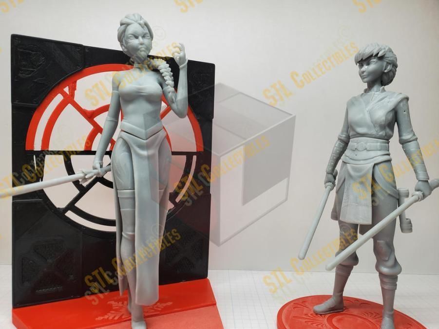 Darth Elsa and Jedi Anna Combo free 3D model 3D printable | CGTrader