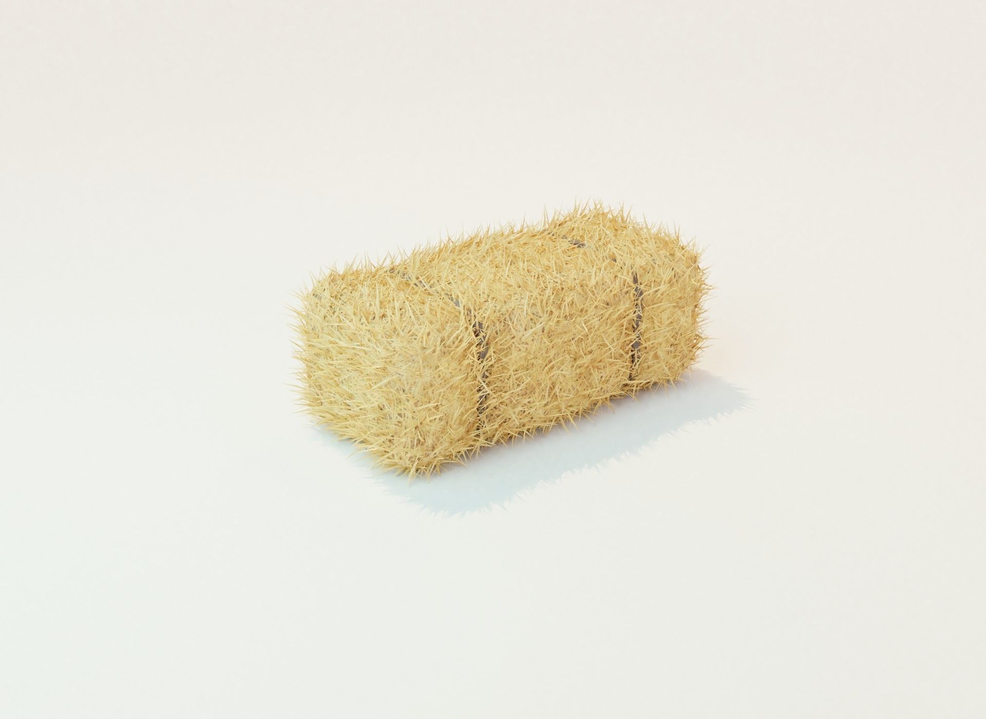 Hay Bale Square 3D Model 3D model | CGTrader