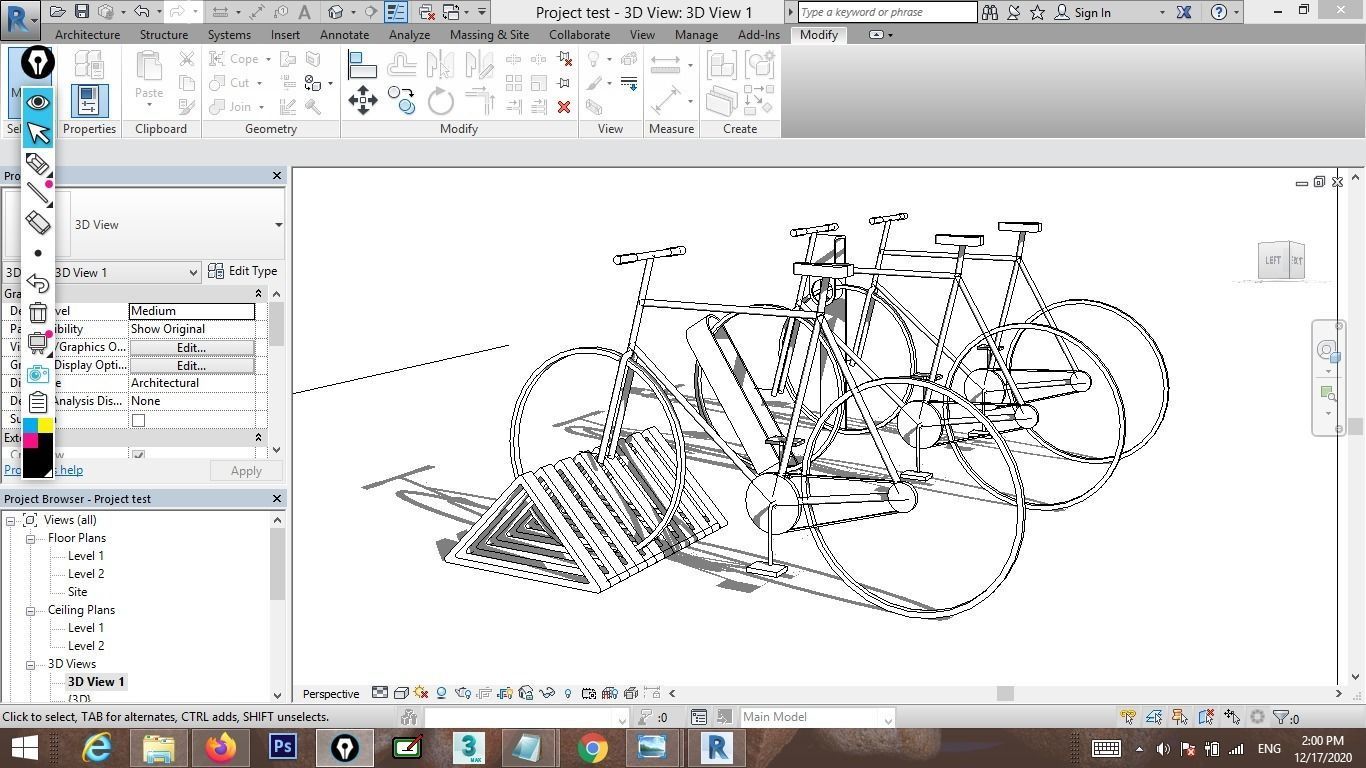 revit urban furniture families pack 3D model | CGTrader