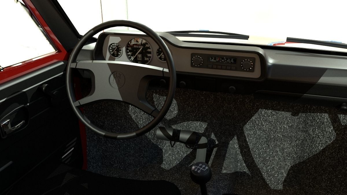 Volkswagen Brasilia 70s Type 321 3D model | CGTrader