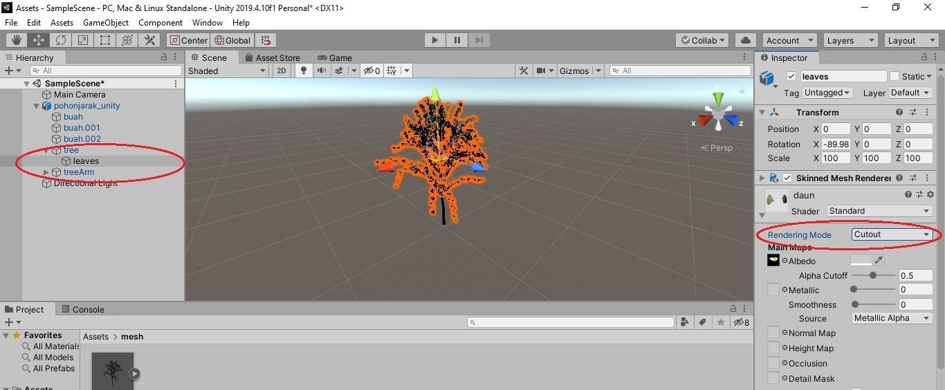 Pohon Jarak 3D model animated rigged | CGTrader