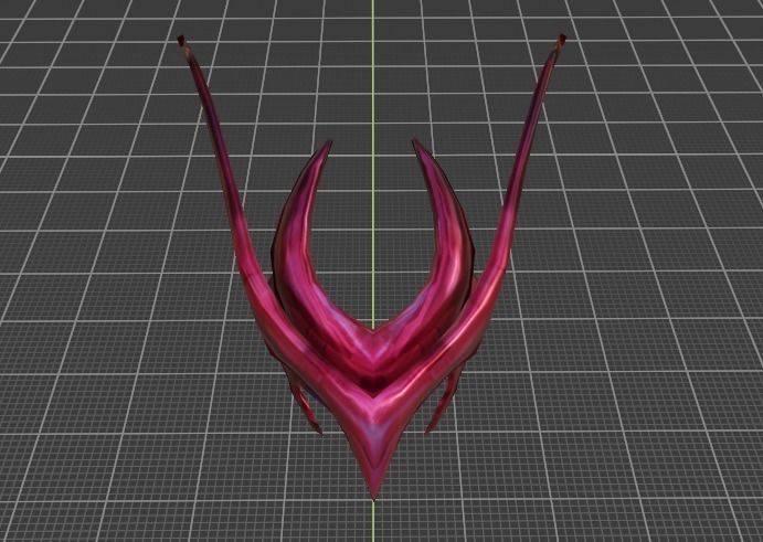 League Of Legends Yone Mask 3D model | CGTrader