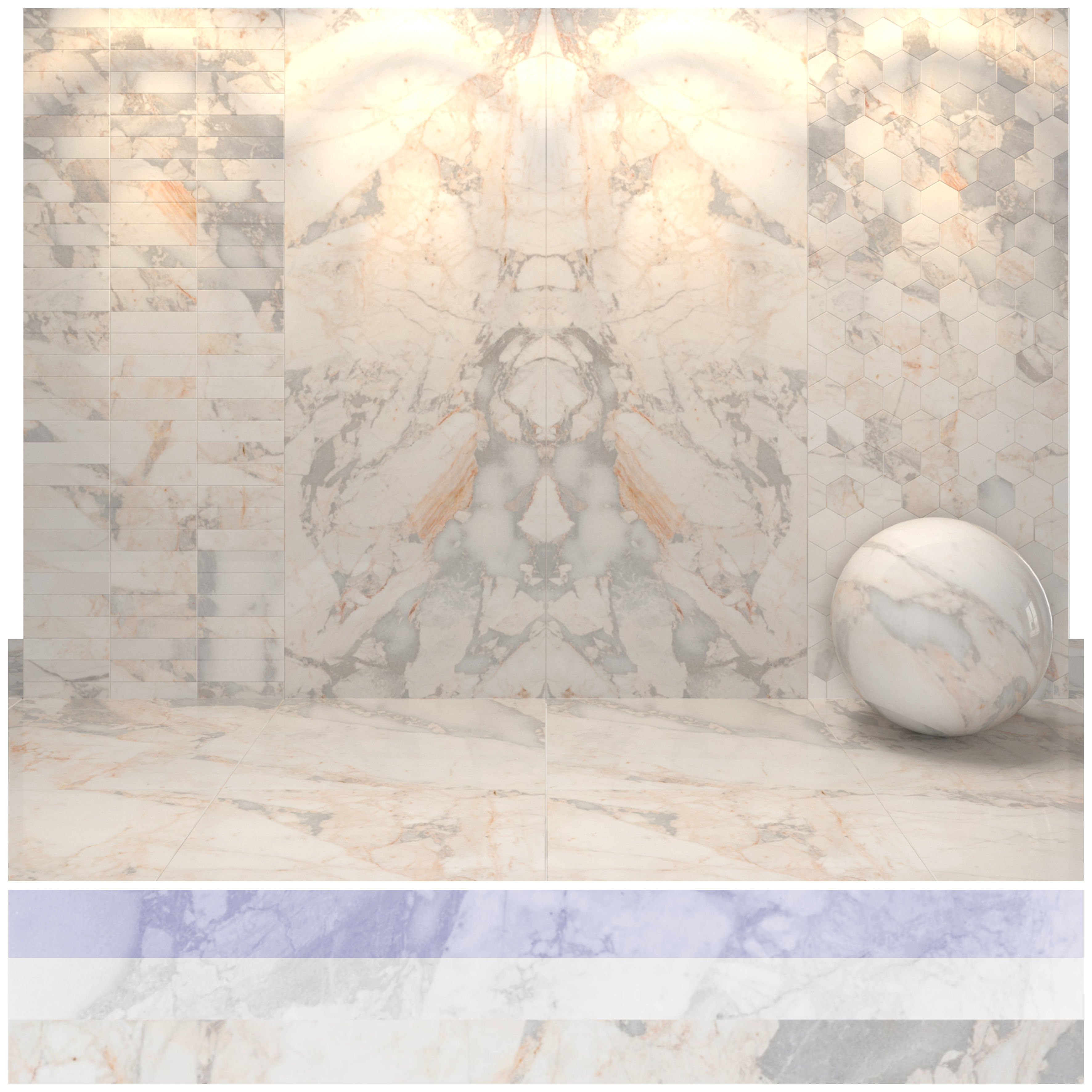 colonial blue marble Texture | CGTrader