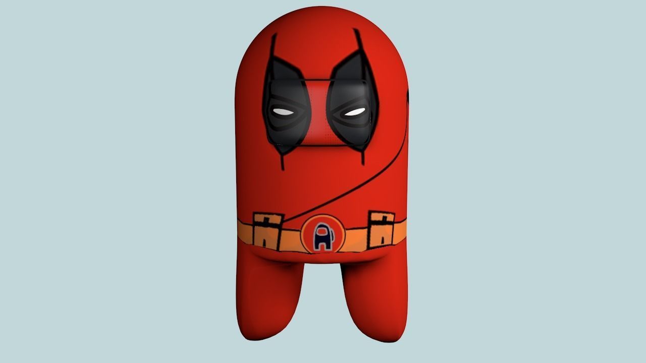 3D model Deadpool Among Us VR / AR / low-poly | CGTrader