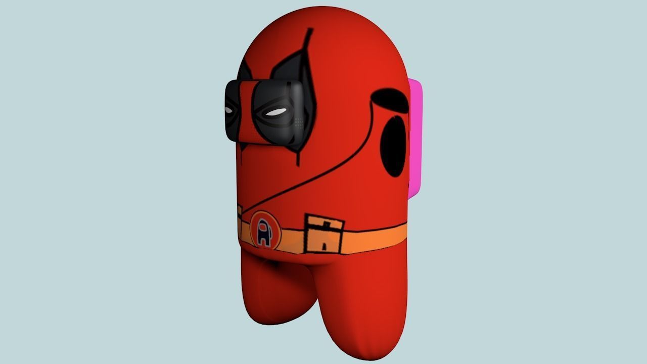 3D model Deadpool Among Us VR / AR / low-poly | CGTrader